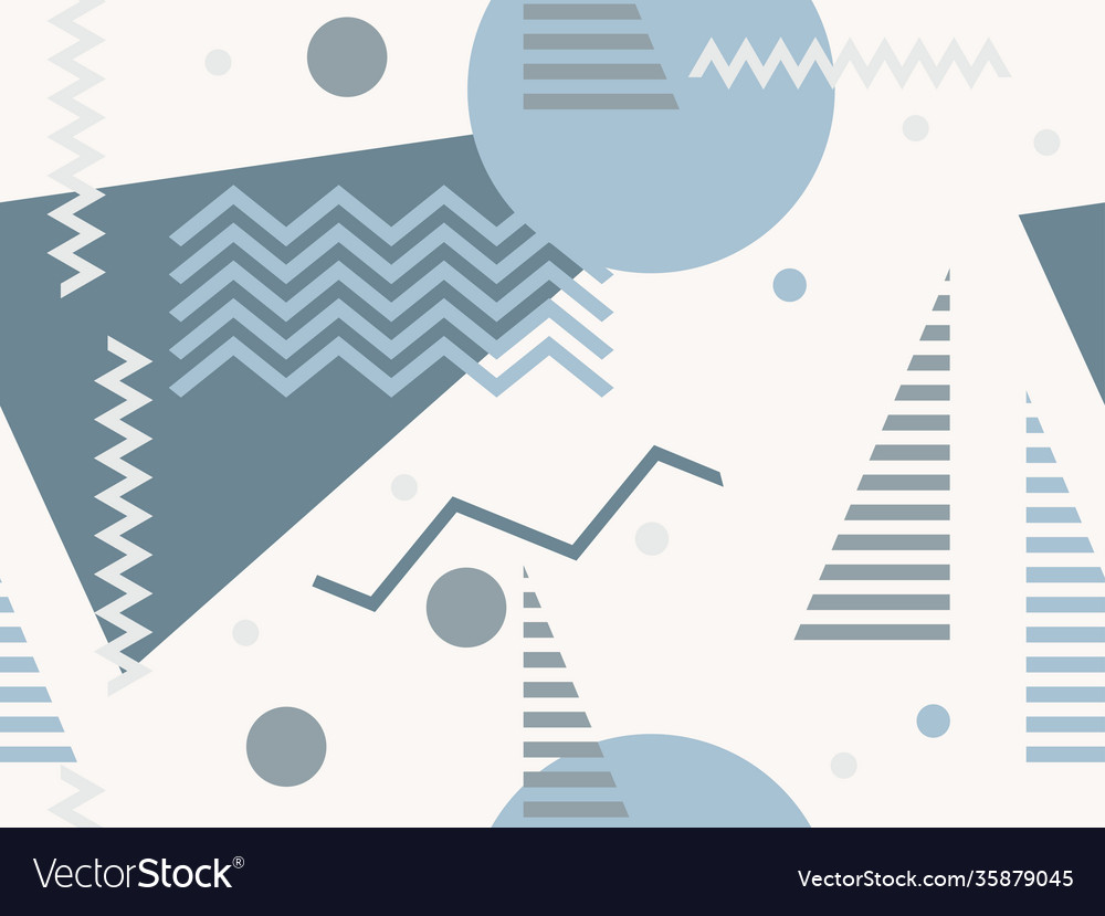 Seamless pattern with geometric shapes Royalty Free Vector
