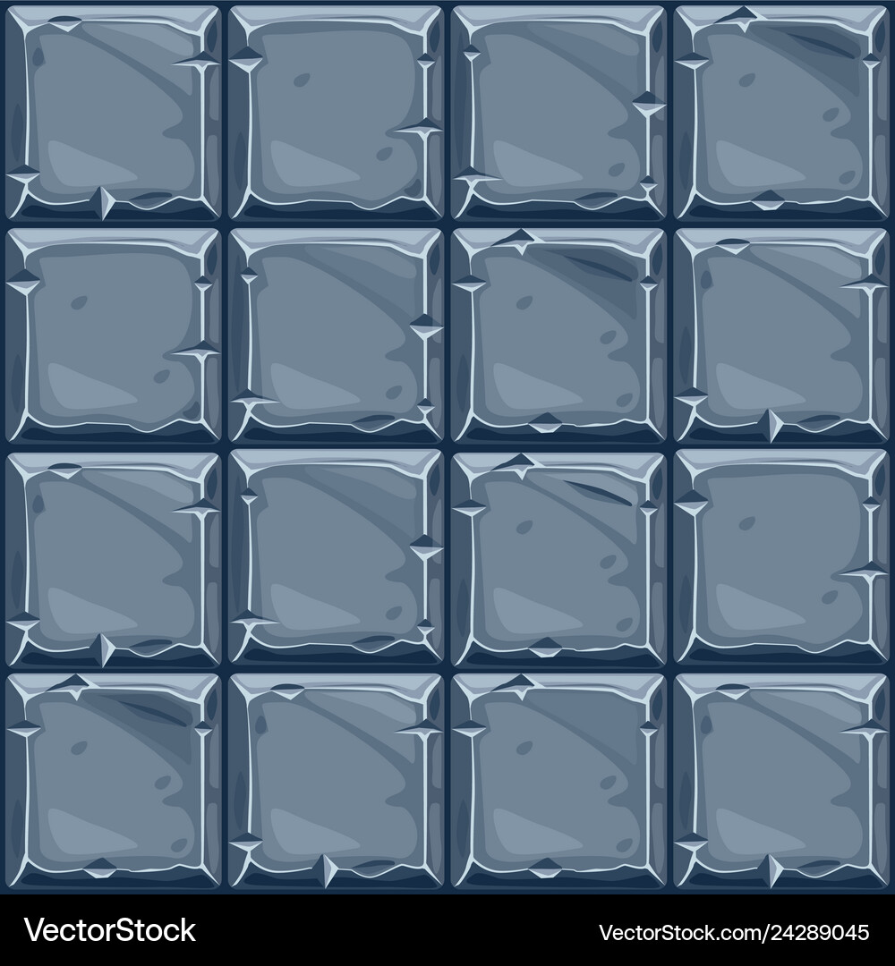 Seamless texture of square stone background stone Vector Image