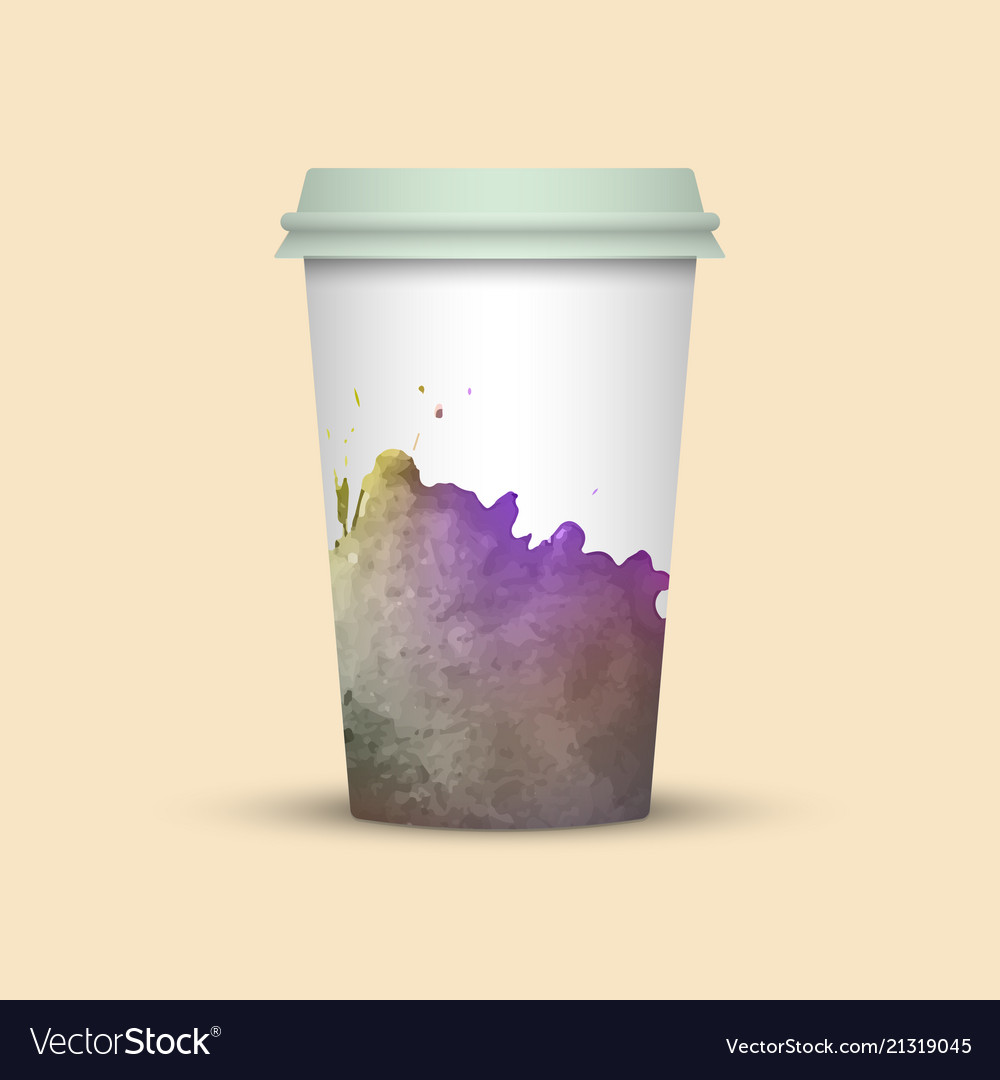 Takeaway Coffee Cup Royalty Free Vector Image - VectorStock