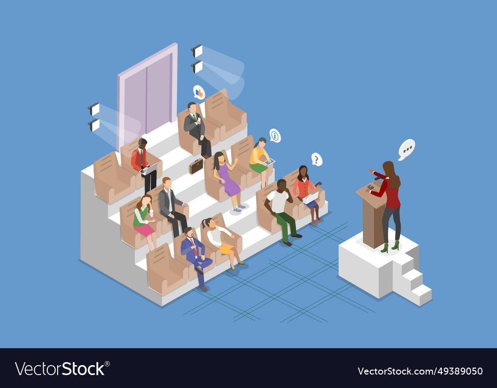 3d isometric flat Royalty Free Vector Image - VectorStock