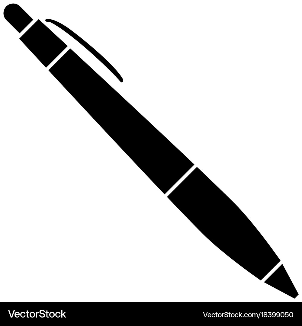 Pen template for your branding presentations Vector Image
