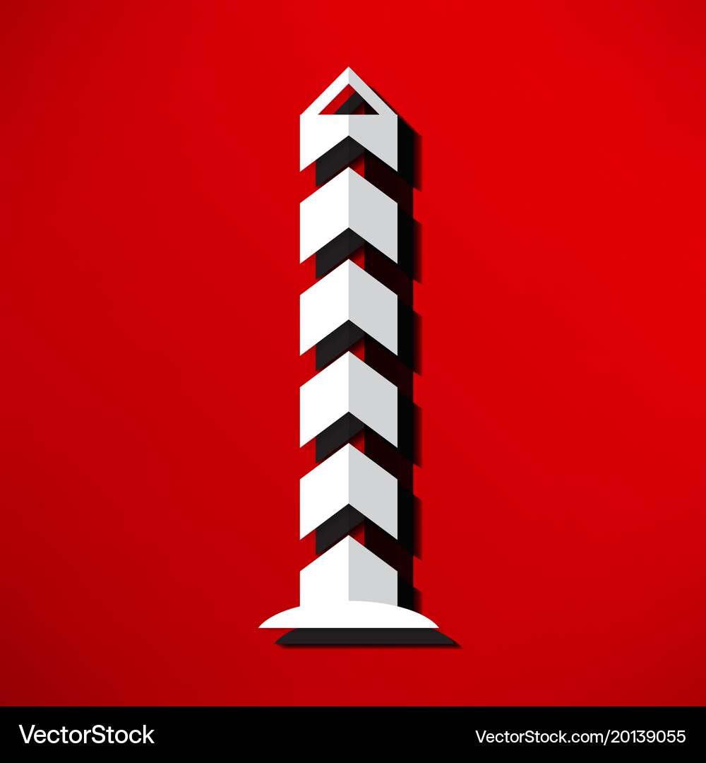 Border post Royalty Free Vector Image - VectorStock