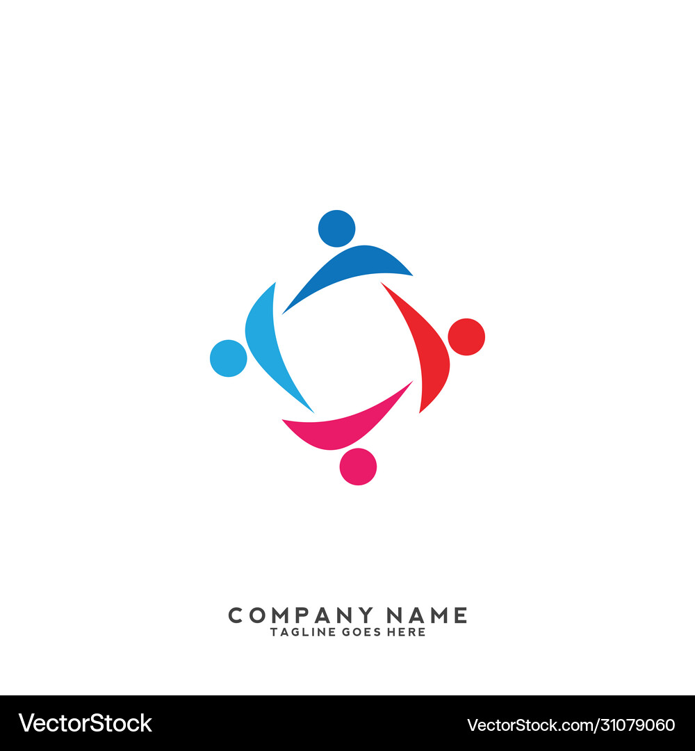 People community creative hub social connection Vector Image