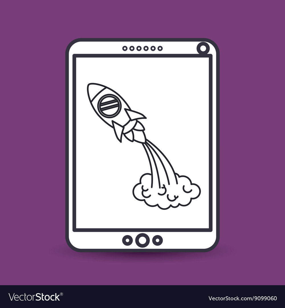 Rocket icon design Royalty Free Vector Image - VectorStock