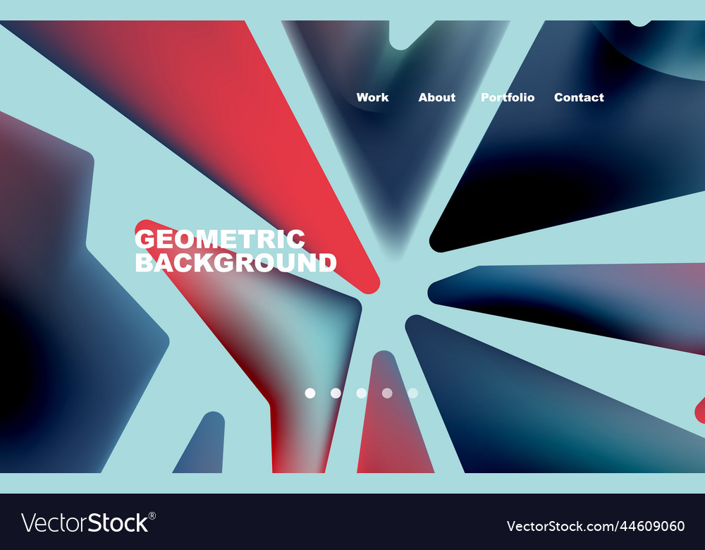 Shards shape composition abstract background web Vector Image