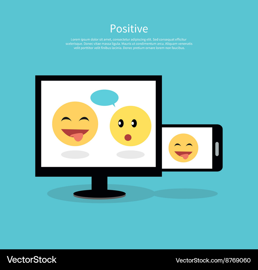 Watch video laptop with page site Royalty Free Vector Image