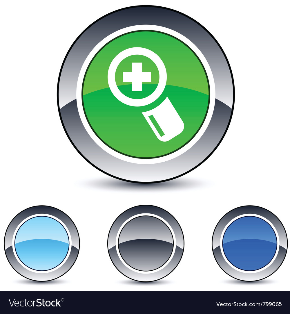 Add round button Royalty Free Vector Image - VectorStock