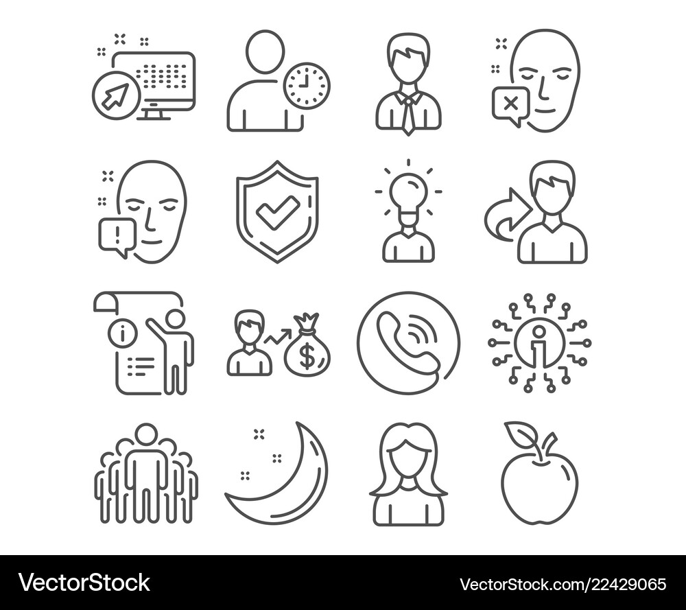Education face attention and group icons Vector Image