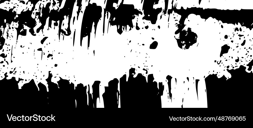 Grunge overlay splattered paint textured corners Vector Image