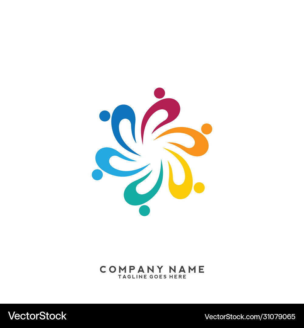 People community creative hub social connection Vector Image