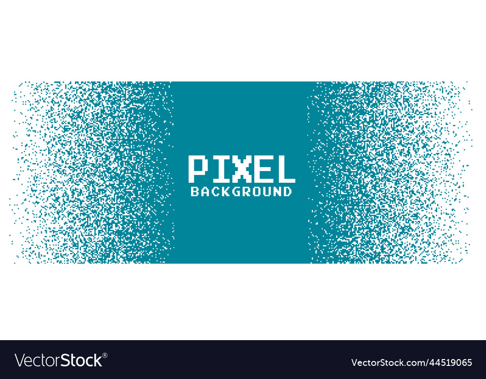 Pixel background with gradient effect Royalty Free Vector