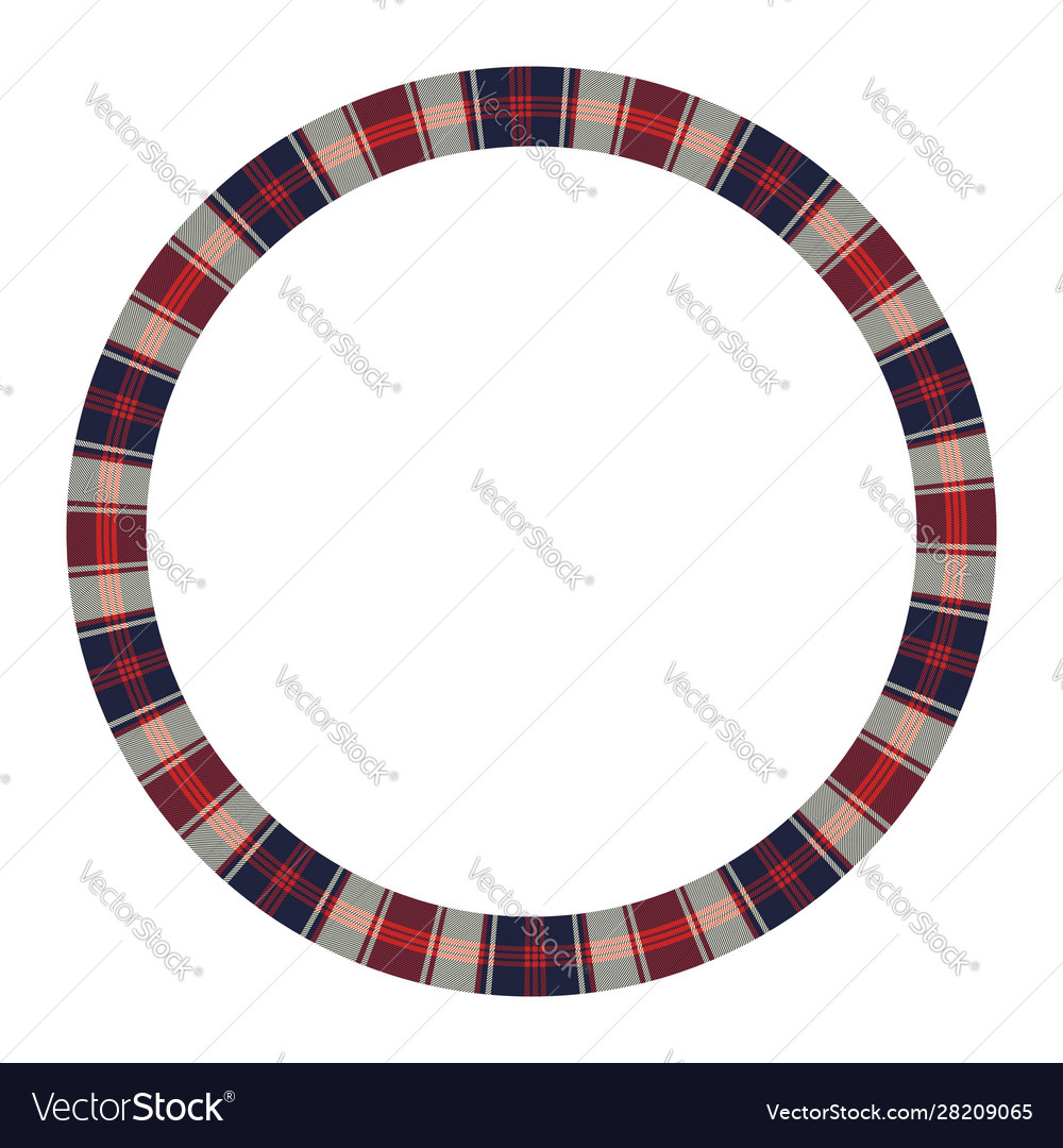 Round frame vintage pattern design template Vector Image