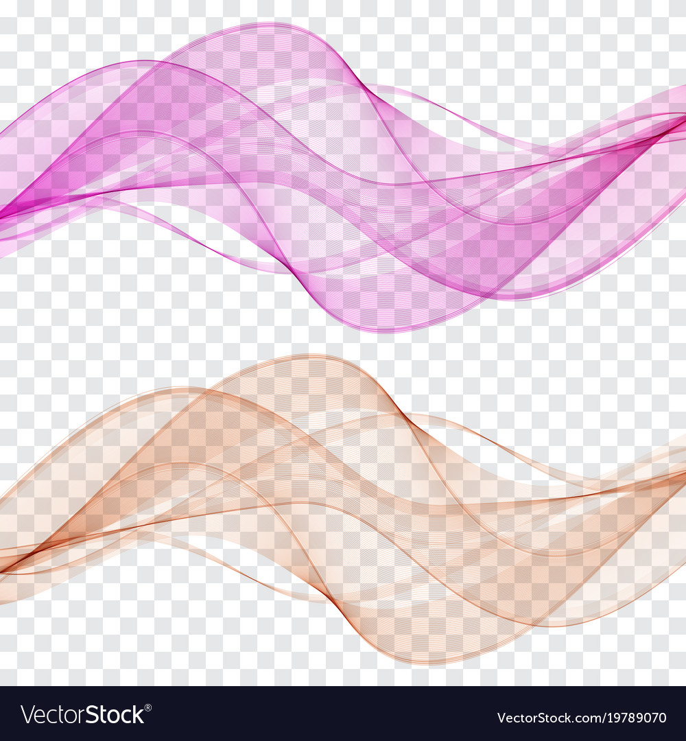 Abstract background waves set waves Royalty Free Vector