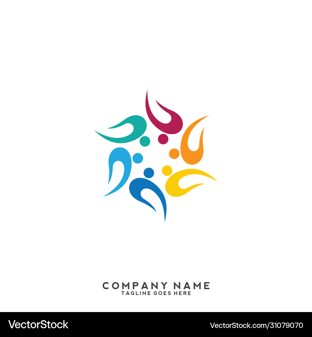 People community creative hub social connection Vector Image