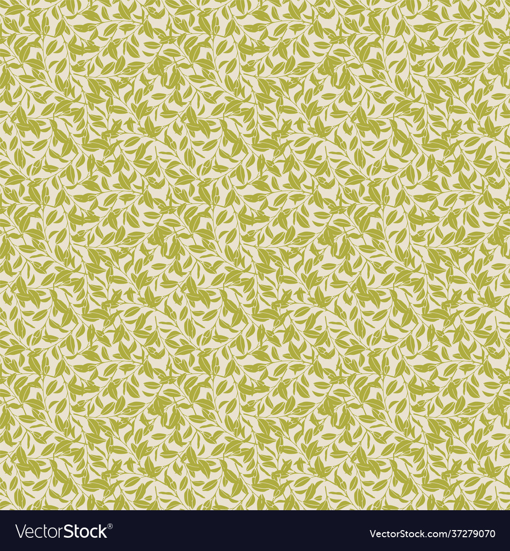 Seamless pattern with twigs Royalty Free Vector Image