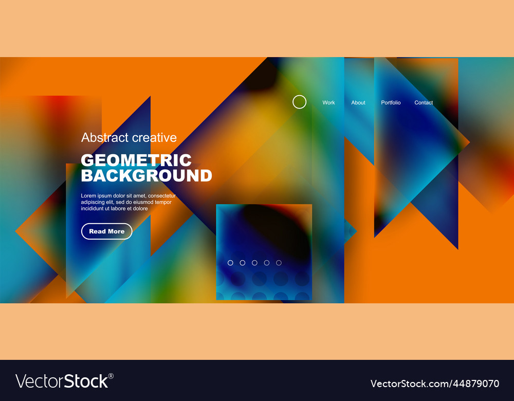 Triangle abstract background Royalty Free Vector Image