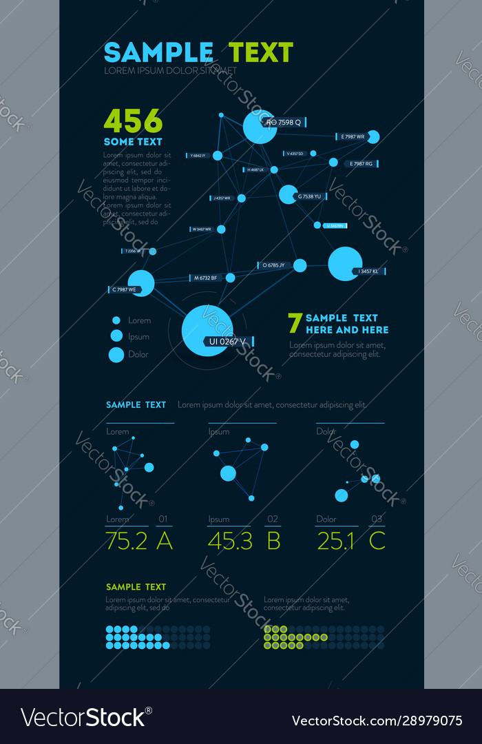 Futuristic infographic information aesthetic Vector Image