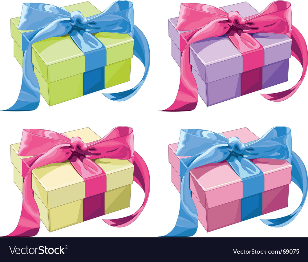 Gift boxes Royalty Free Vector Image - VectorStock