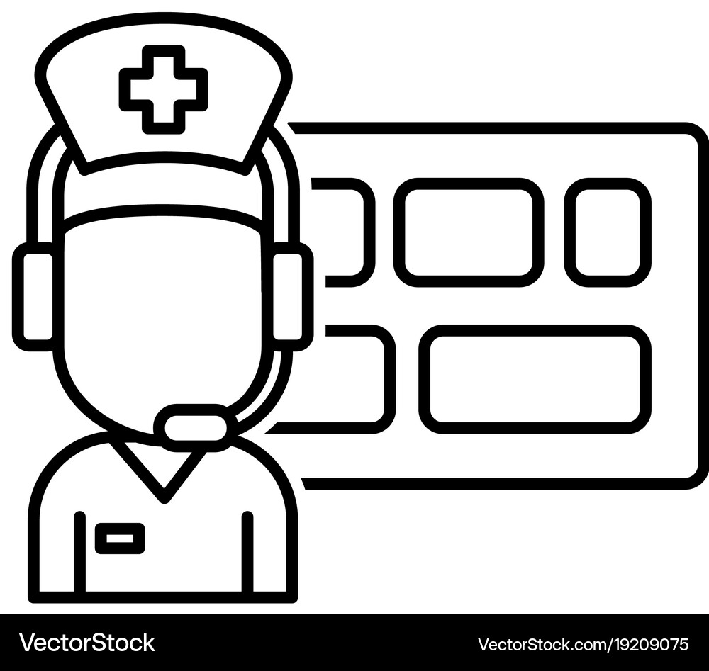 Healthcare control tower or control center Vector Image