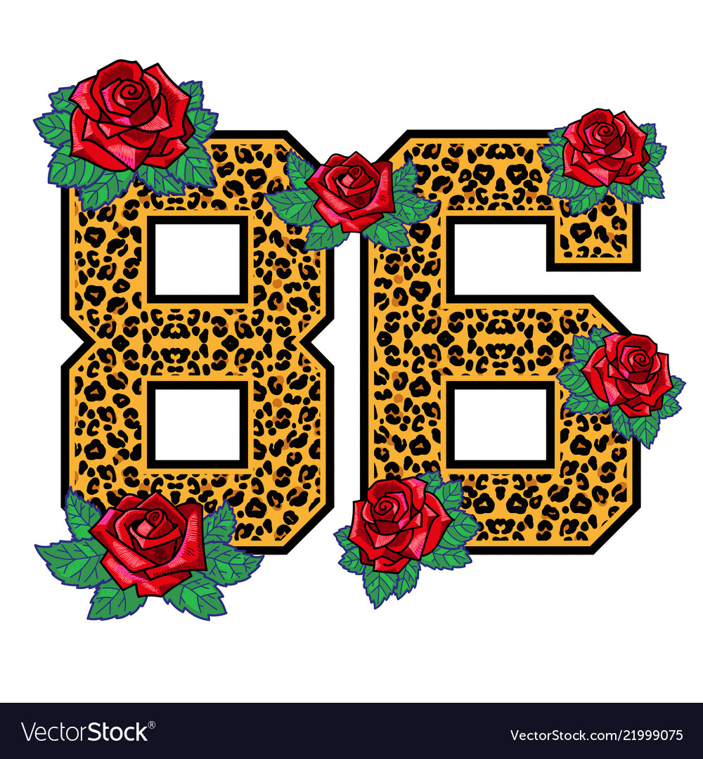 Leopard Number Print Royalty Free Vector Image leopard-number-print-royalty-free-vector-image