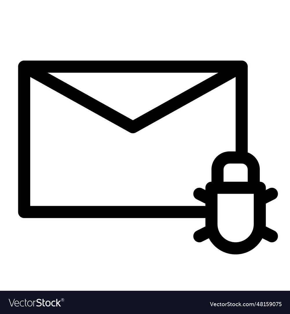 Message corrupted from system bugs Royalty Free Vector Image