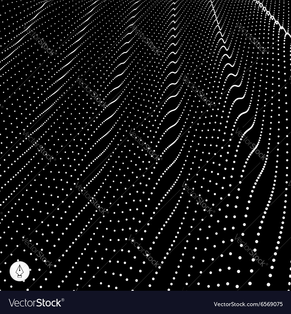 Wavy grid background Royalty Free Vector Image