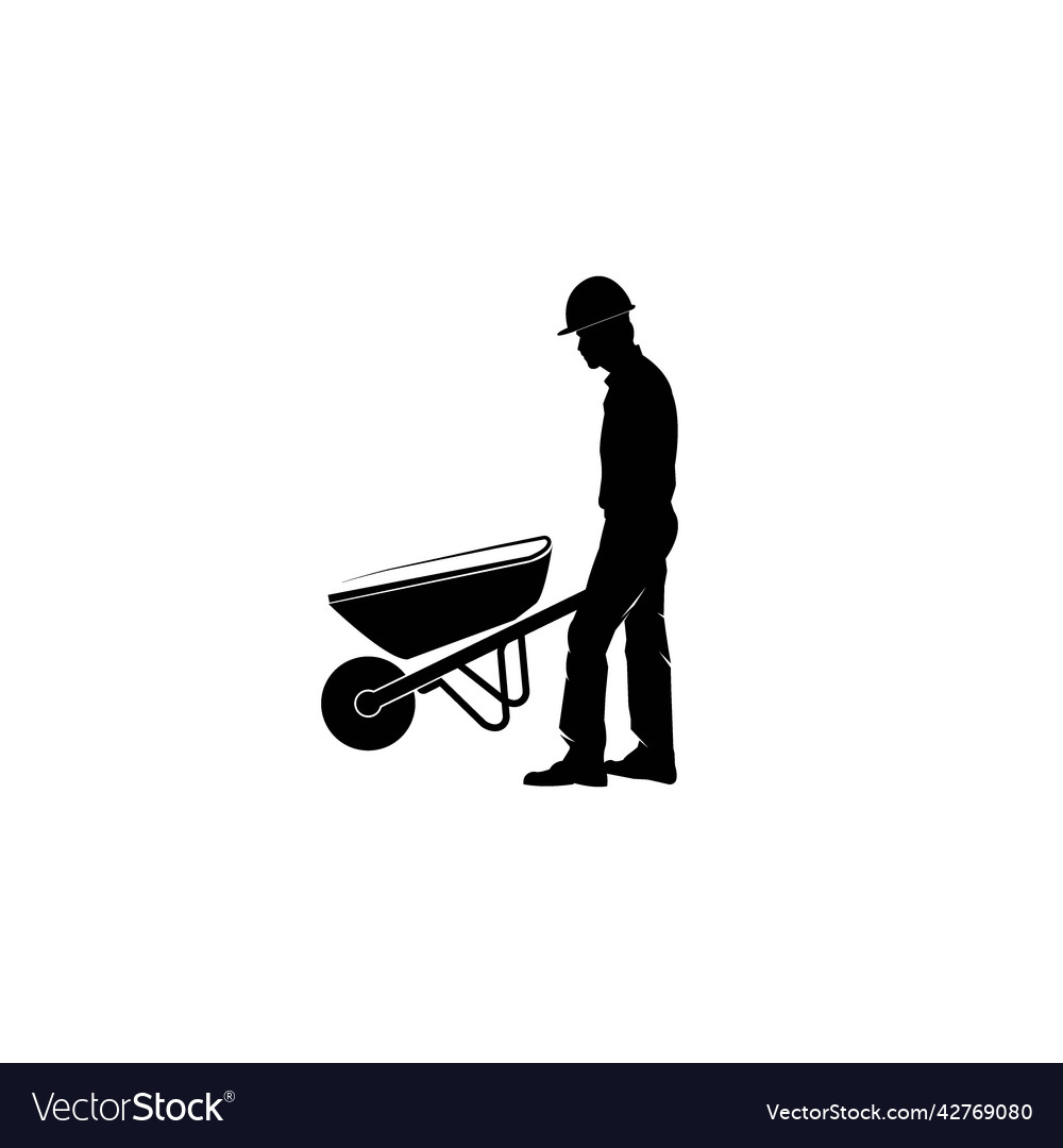 Construction worker icon Royalty Free Vector Image