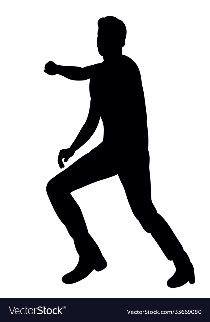 Guy dancing Royalty Free Vector Image - VectorStock