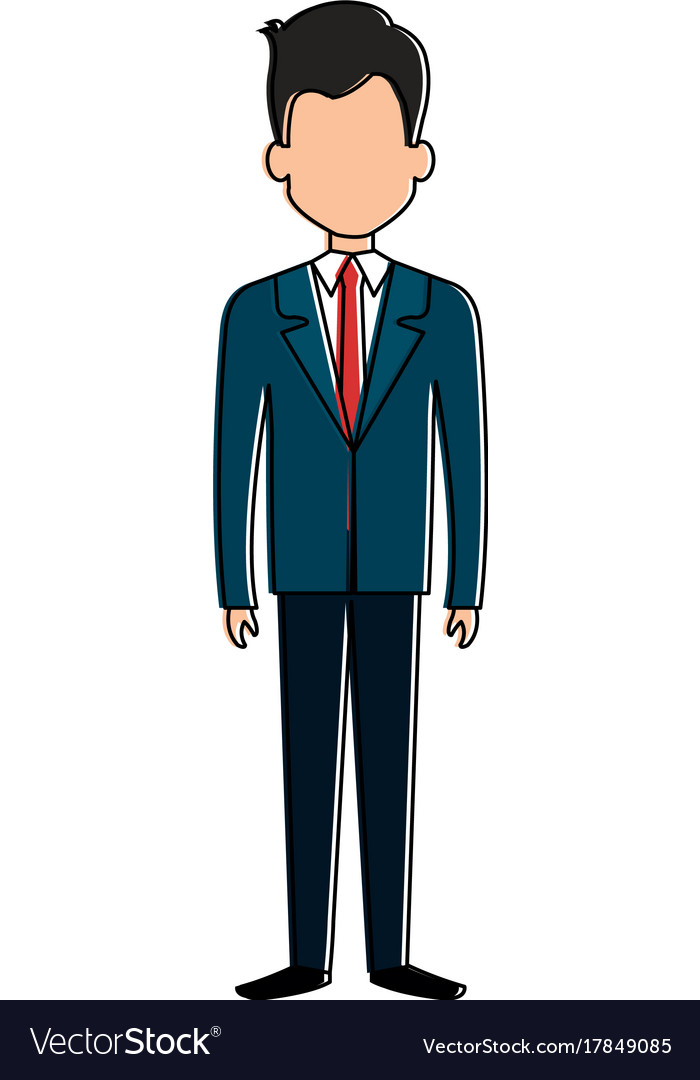 Businessman avatar character icon Royalty Free Vector Image