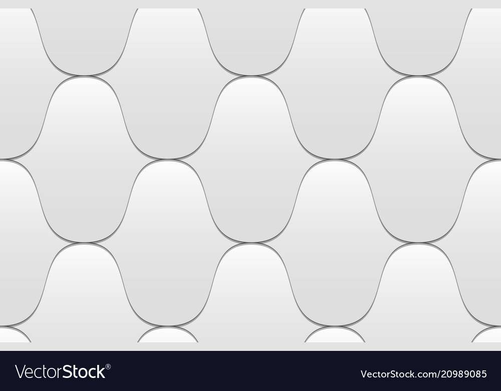Seamless wavy tiled pattern Royalty Free Vector Image