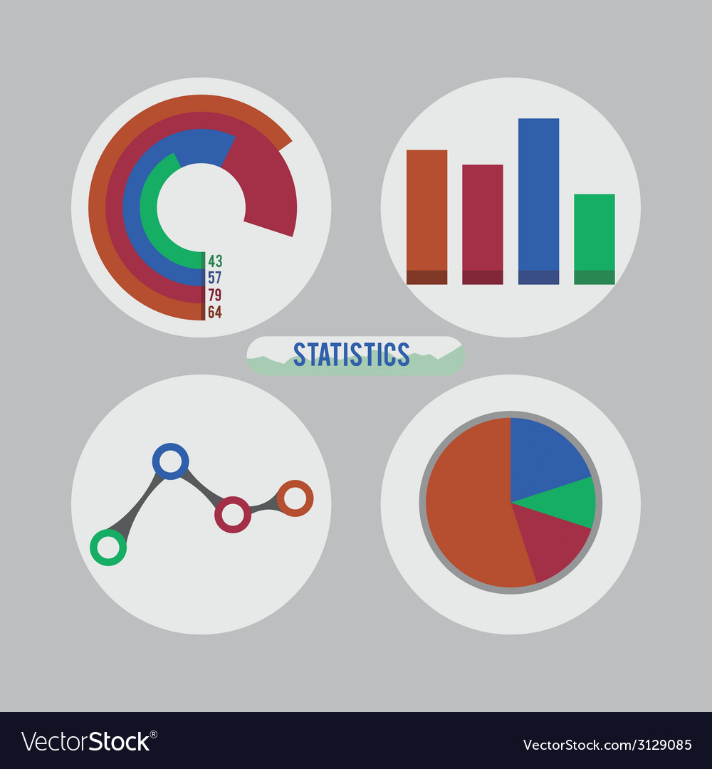 Statistics design Royalty Free Vector Image - VectorStock