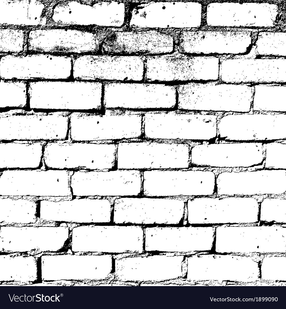 White brick wall texture Royalty Free Vector Image
