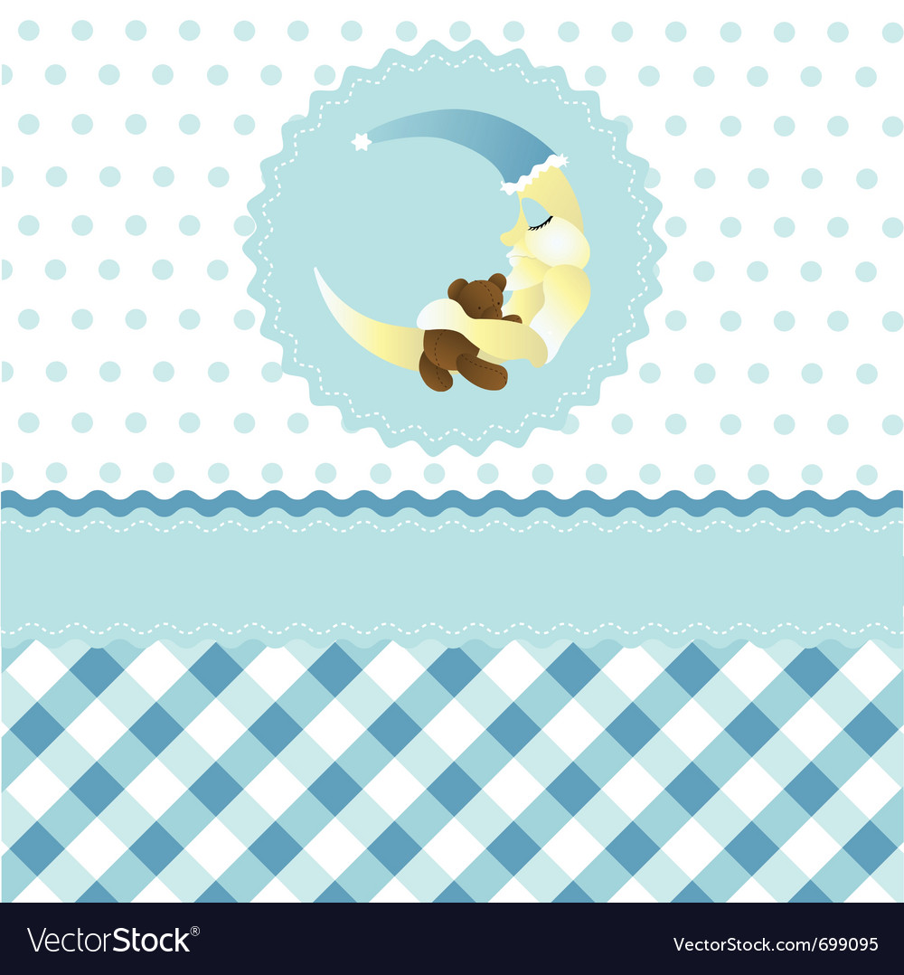 Seamless baboy pattern Royalty Free Vector Image