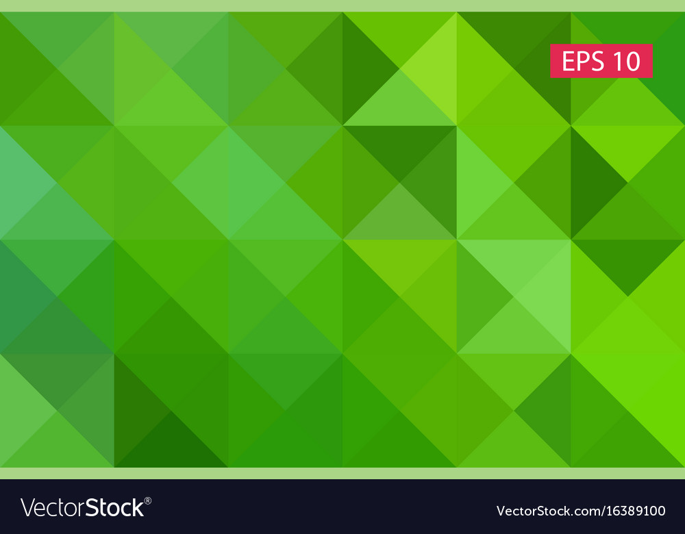 Green abstract geometric background from Vector Image