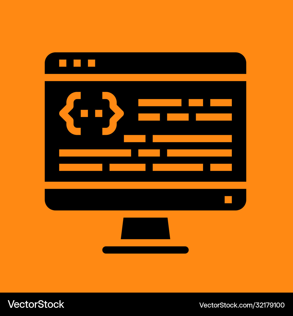 Website and windows interface icon Royalty Free Vector Image