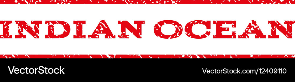 Indian ocean watermark stamp Royalty Free Vector Image