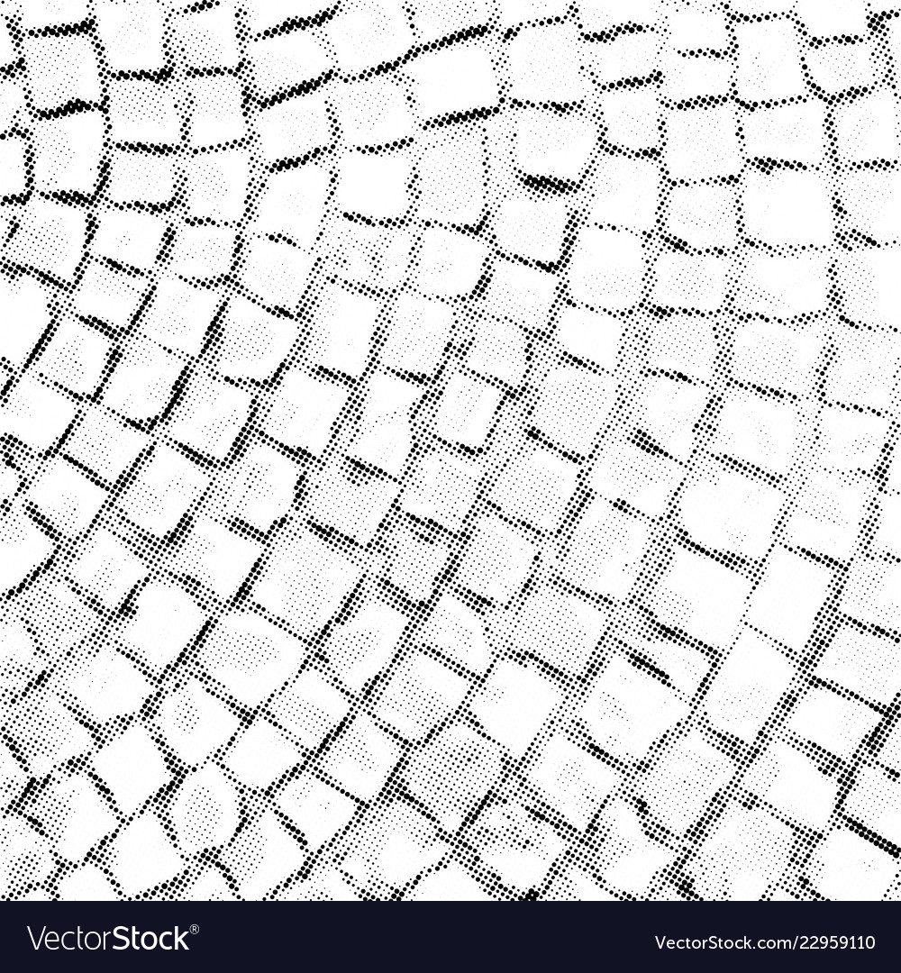 Paving stone pattern halftone texture Royalty Free Vector