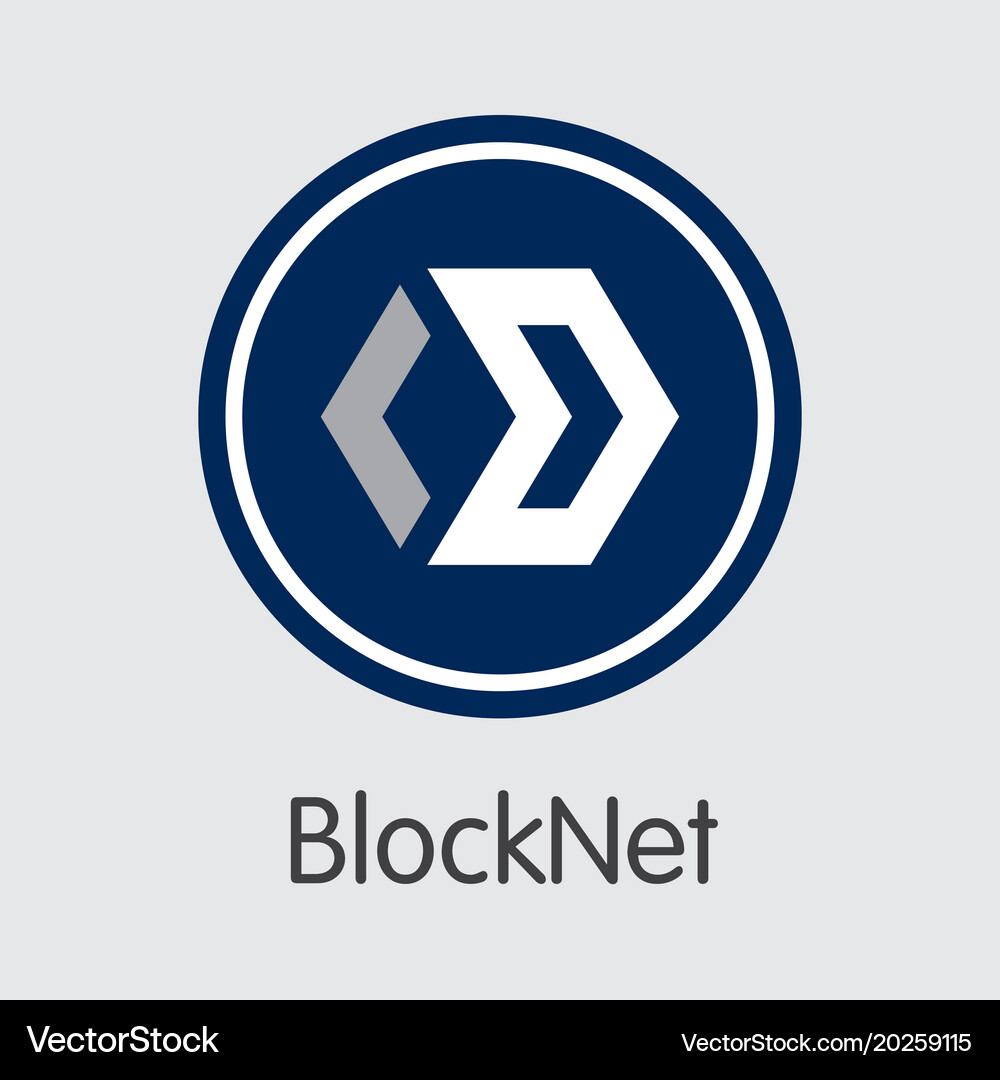 Blocknet digital currency - sign icon Royalty Free Vector