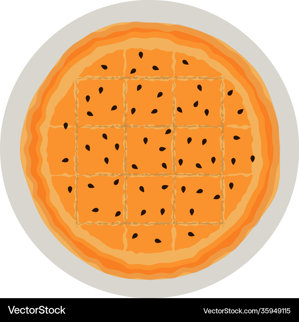 Isolated food islamic Royalty Free Vector Image