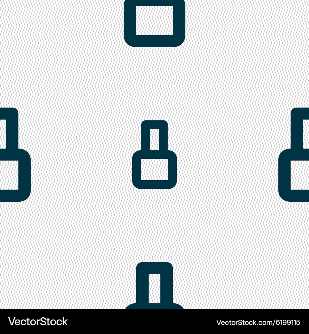 Number eight icon sign seamless abstract Vector Image