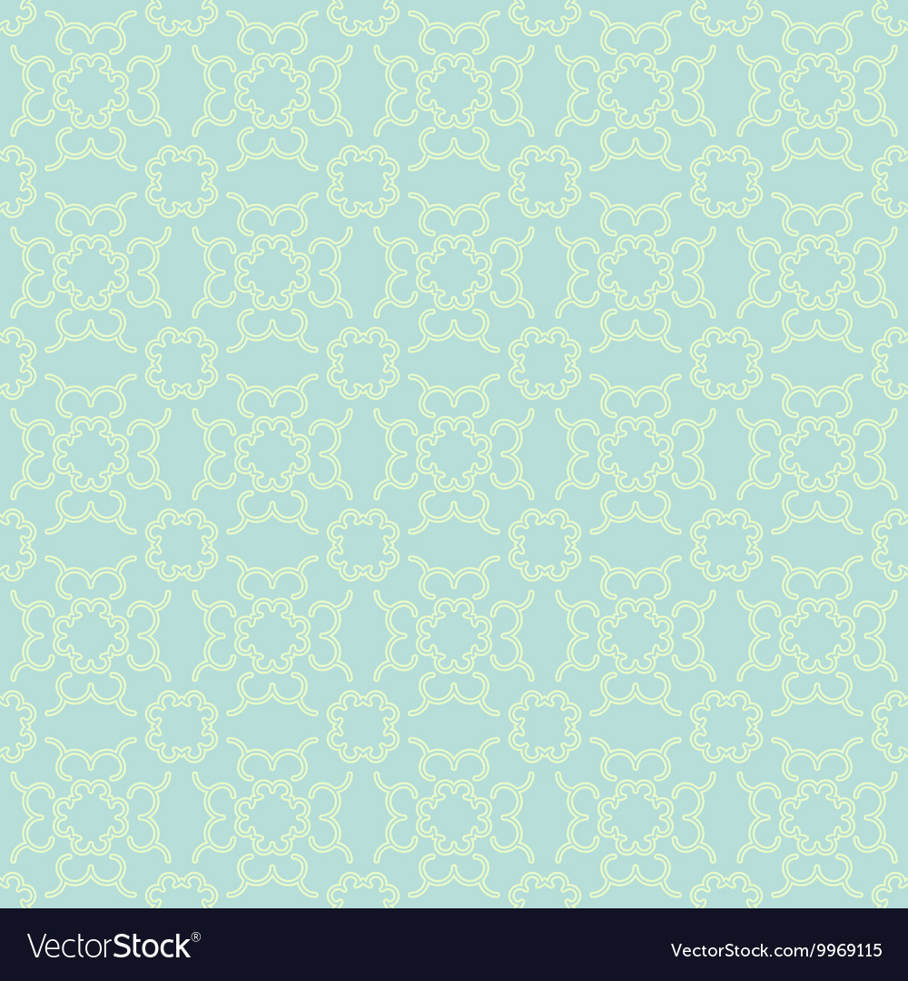 Teal seamless geometric pattern Royalty Free Vector Image