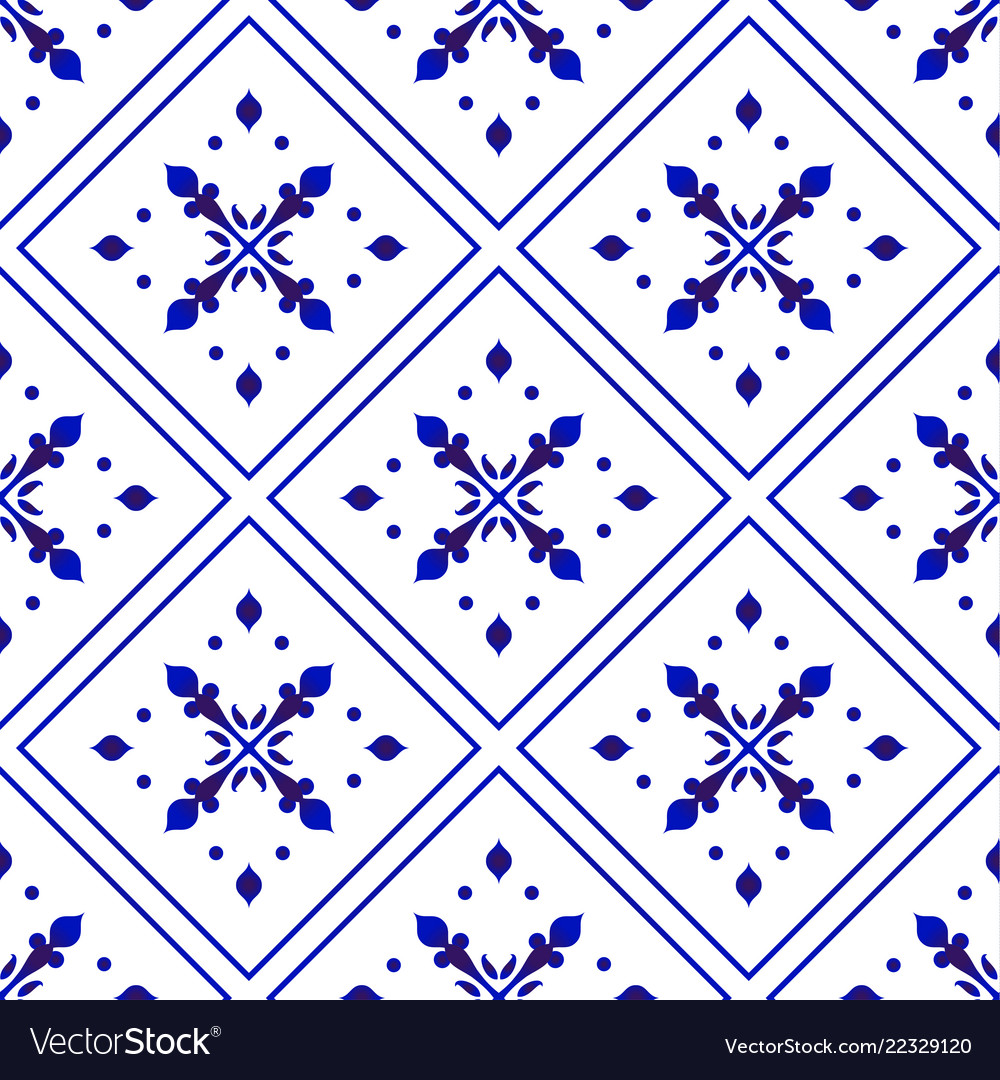 Ceramic pattern Royalty Free Vector Image - VectorStock