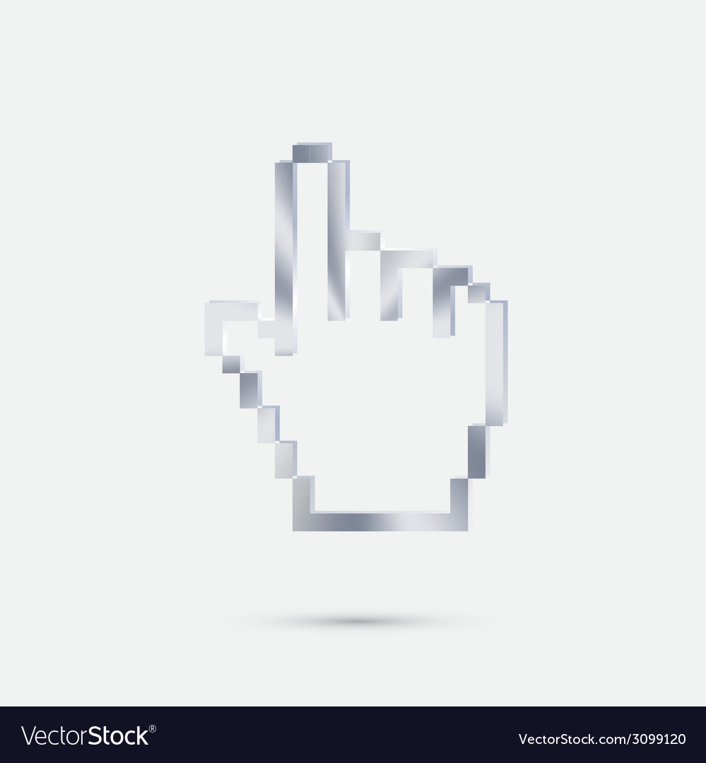 Mouse hand cursor Royalty Free Vector Image - VectorStock