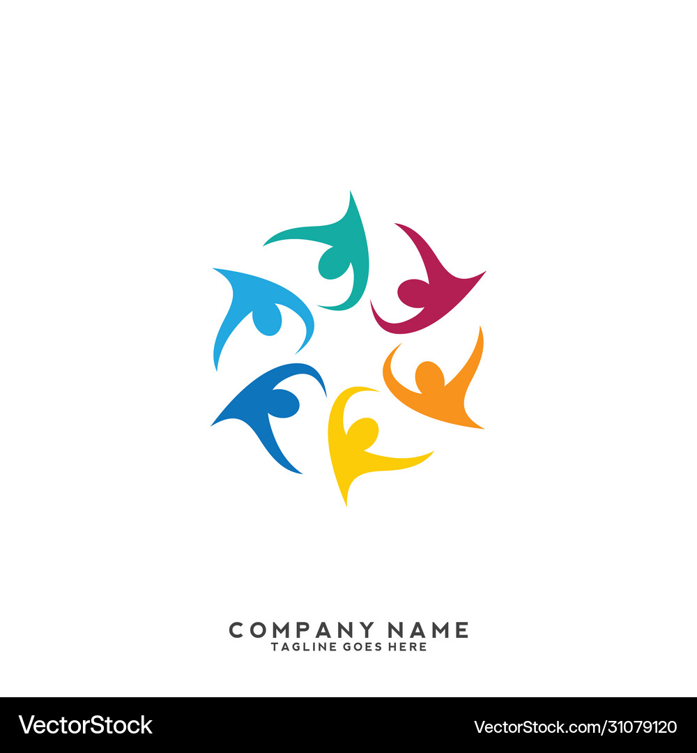 People community creative hub social connection Vector Image