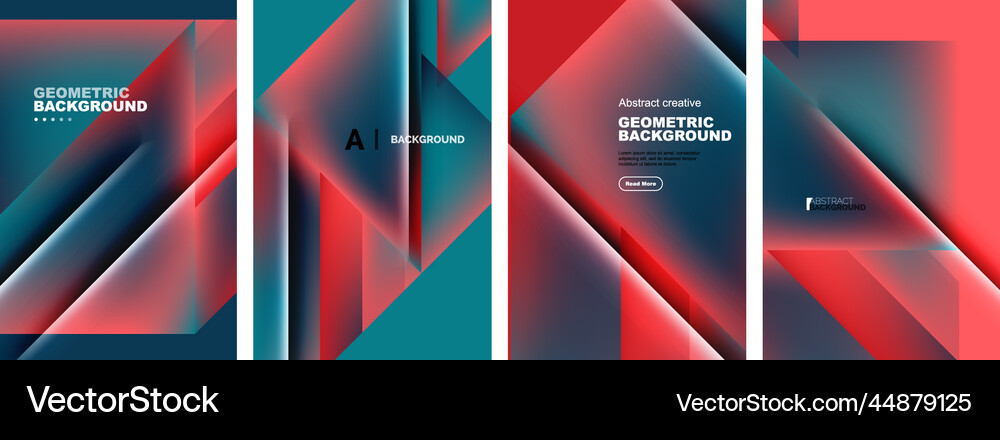 Set of abstract backgrounds - overlapping – Royalty-Free Vector ...