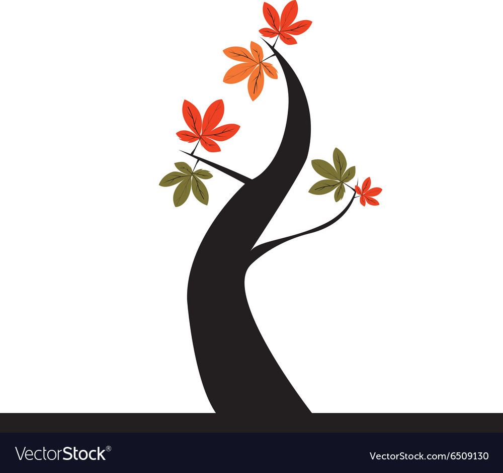 Abstract cute tree Royalty Free Vector Image - VectorStock