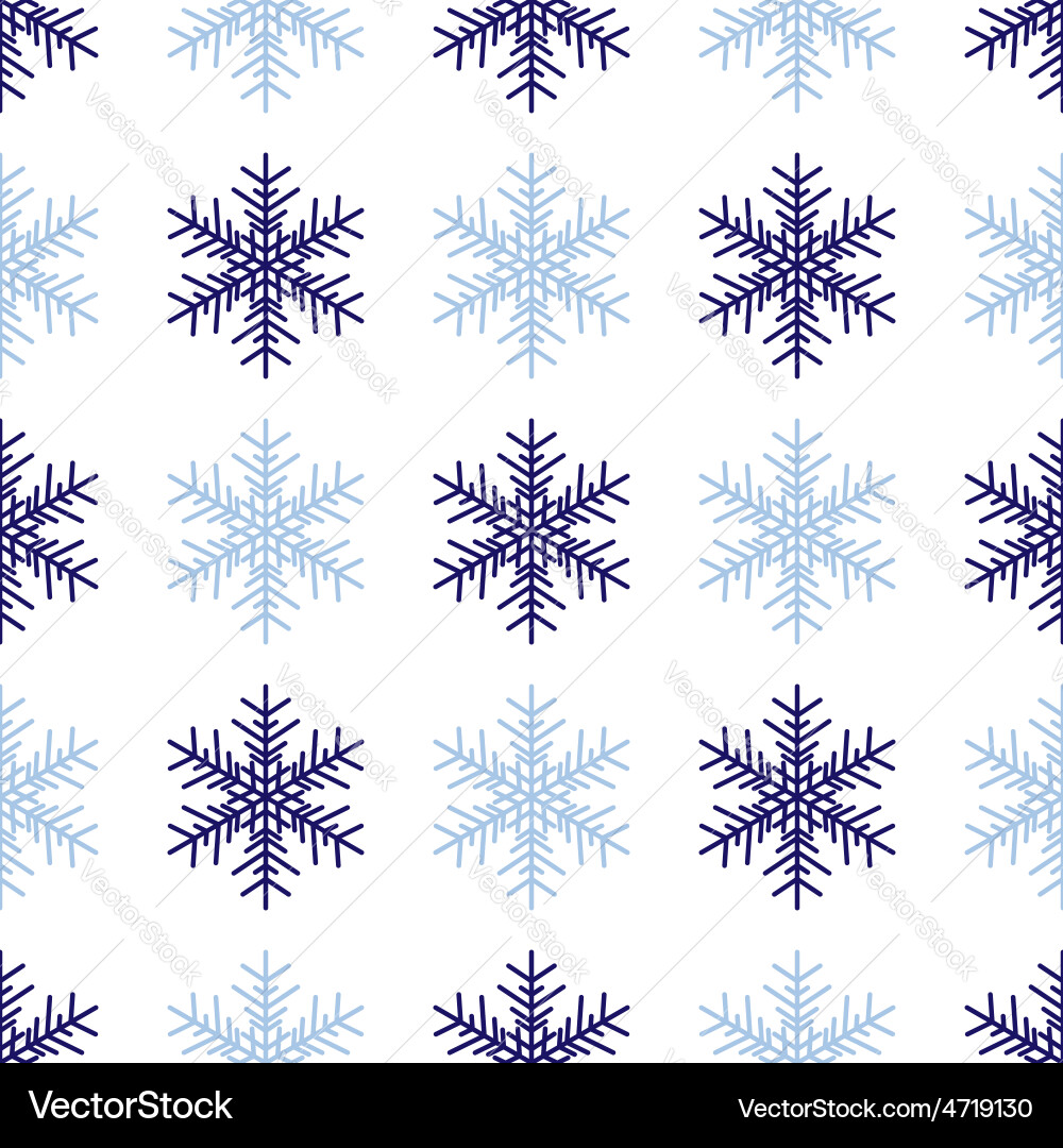 Snowflakes background in light gray colors Vector Image