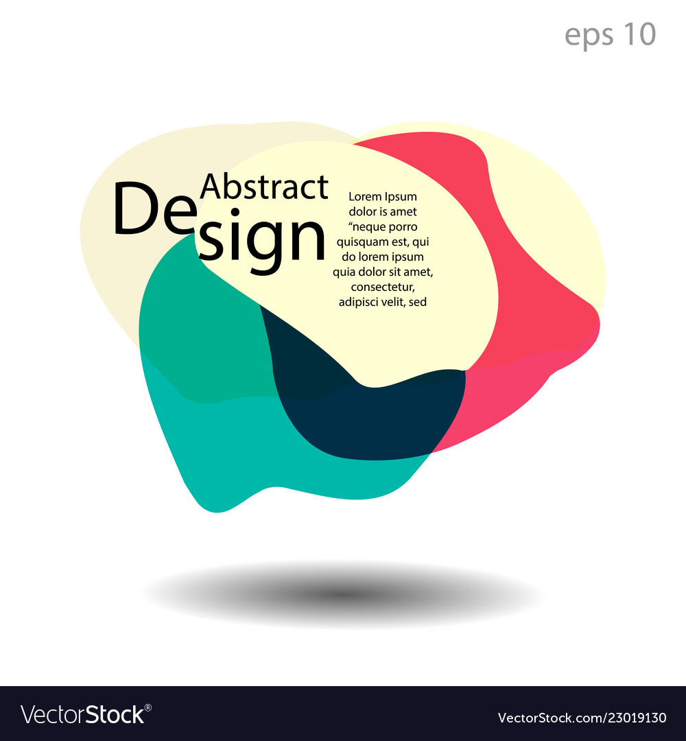 Unique abstract graphic elements Royalty Free Vector Image