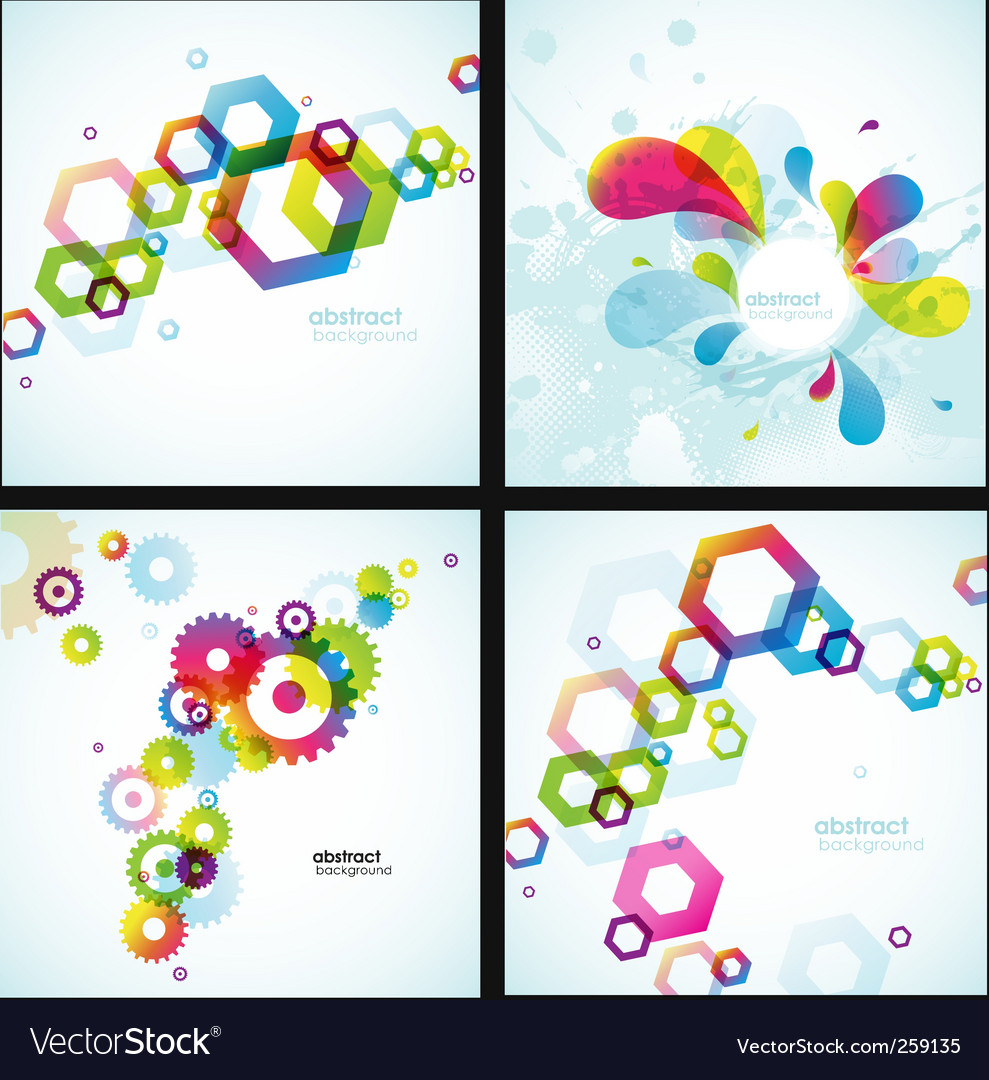 Abstract backgrounds Royalty Free Vector Image