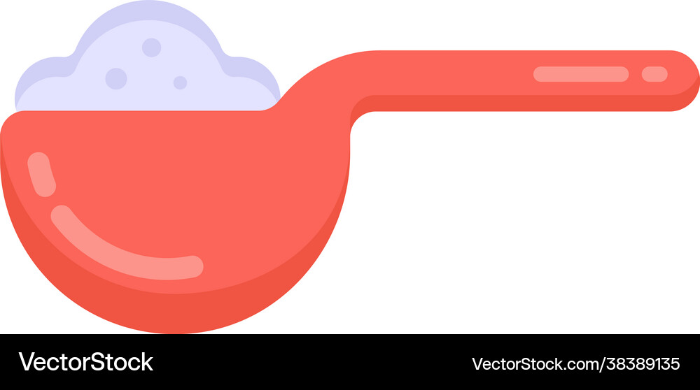 Sugar spoon Royalty Free Vector Image - VectorStock